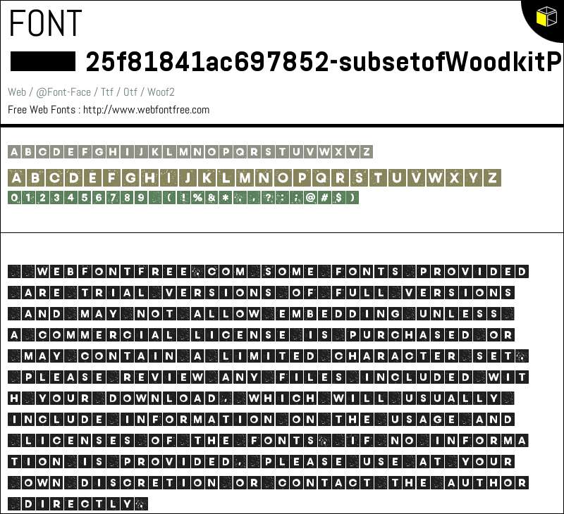 25f81841ac697852 - subset of Woodkit Print Pro Alphabet B Fonts ...