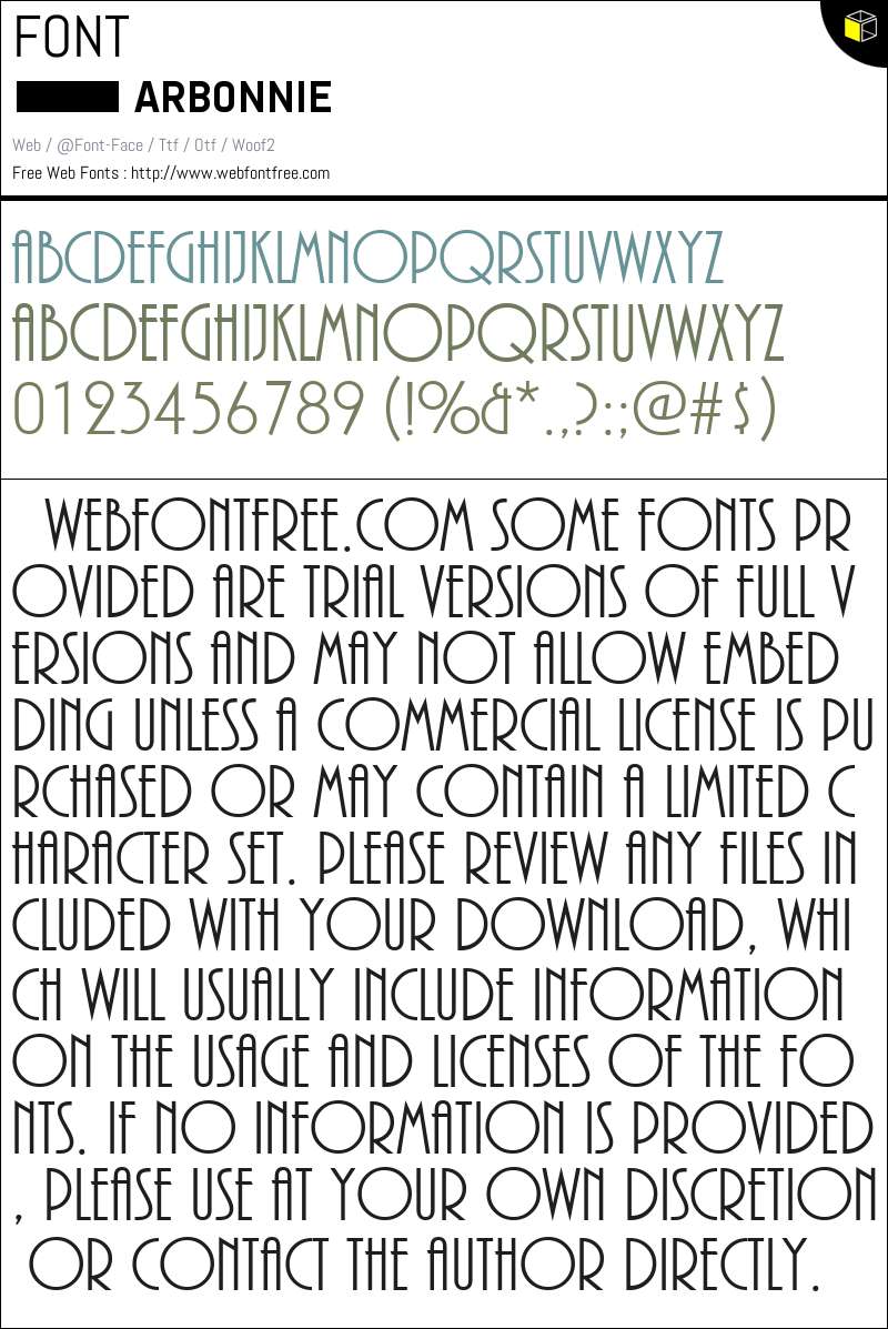 AR BONNIE Fonts Downloads - WebFontFree.Com