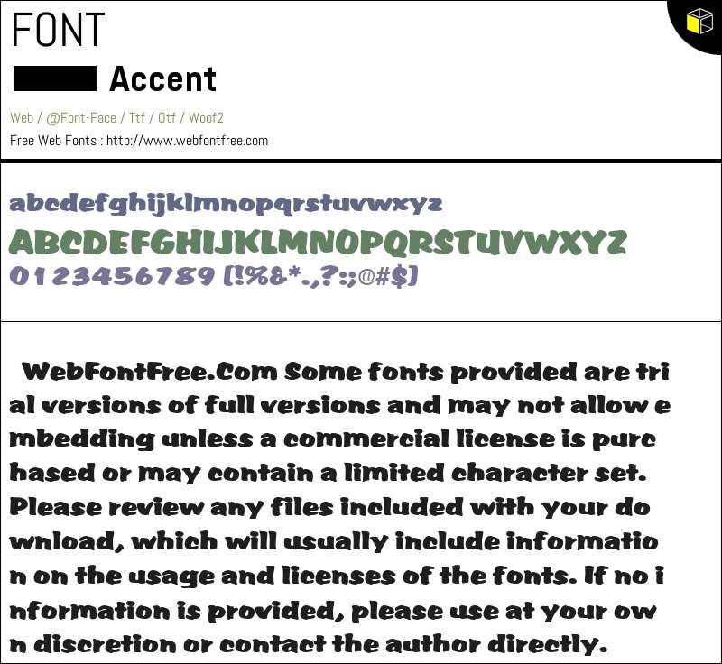 Accent DB Fonts Downloads - WebFontFree.Com