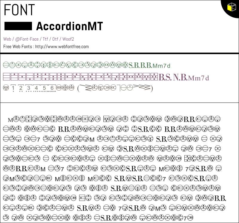 Accordion Fonts Downloads - WebFontFree.Com