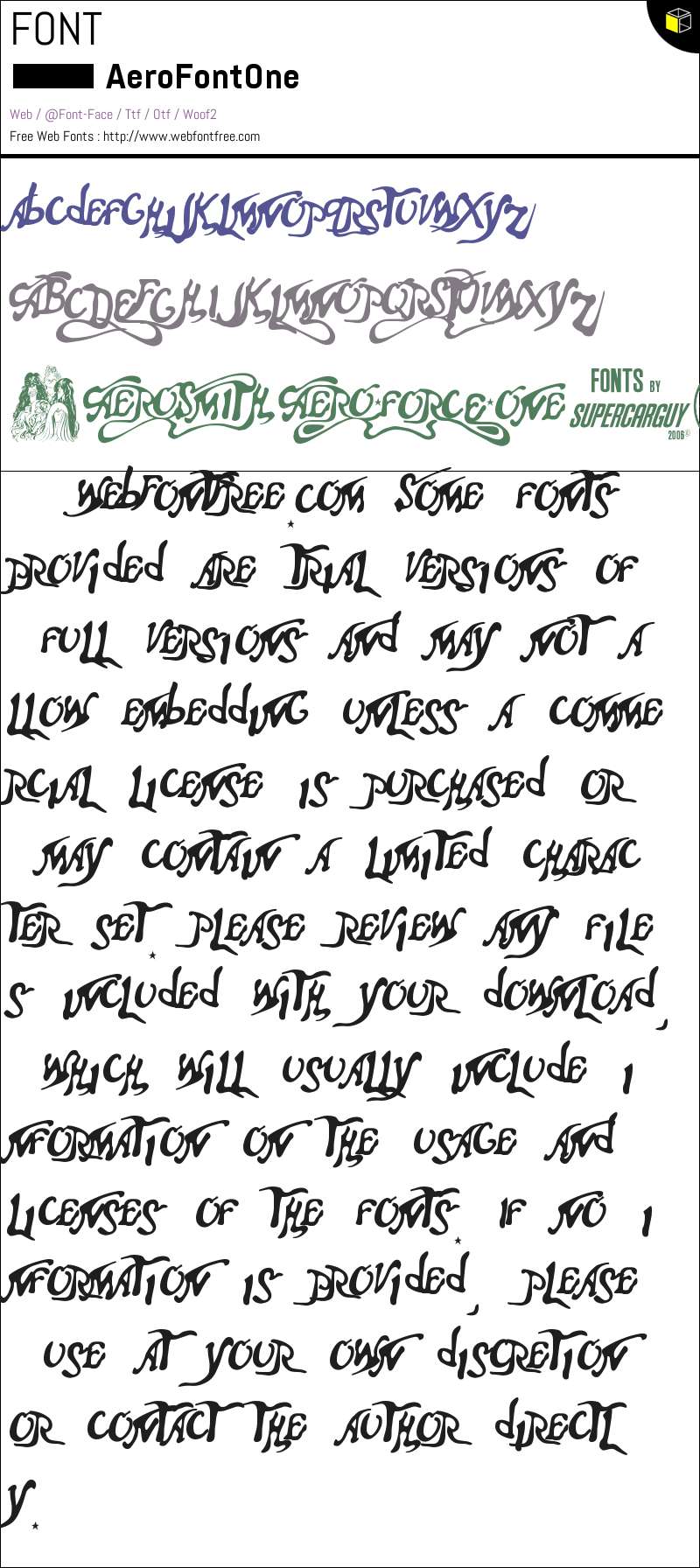 Aero?Font?One Fonts Downloads - WebFontFree.Com