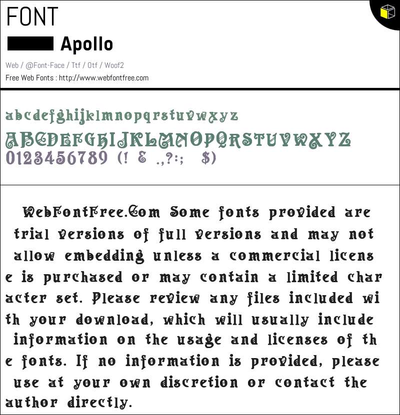 Apollo Regular Fuentes Descargar - WebFontFree.Com
