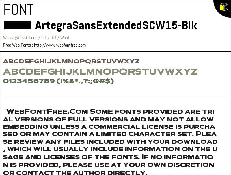 Artegra Sans Extended SC W15Blk Fonts Downloads - WebFontFree.Com