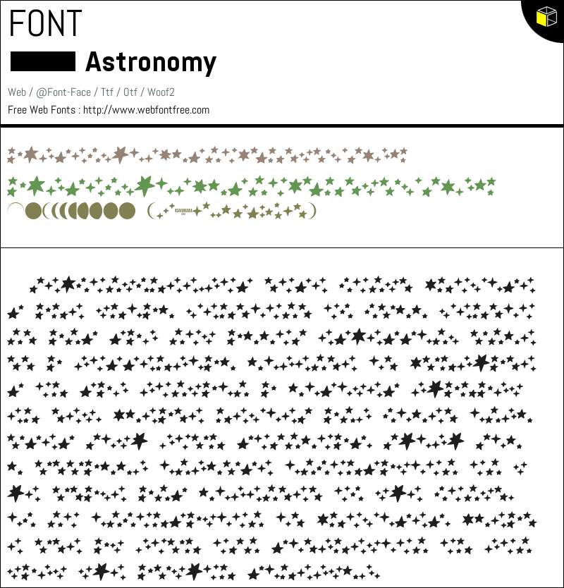 Astronomy Fonts Downloads - WebFontFree.Com