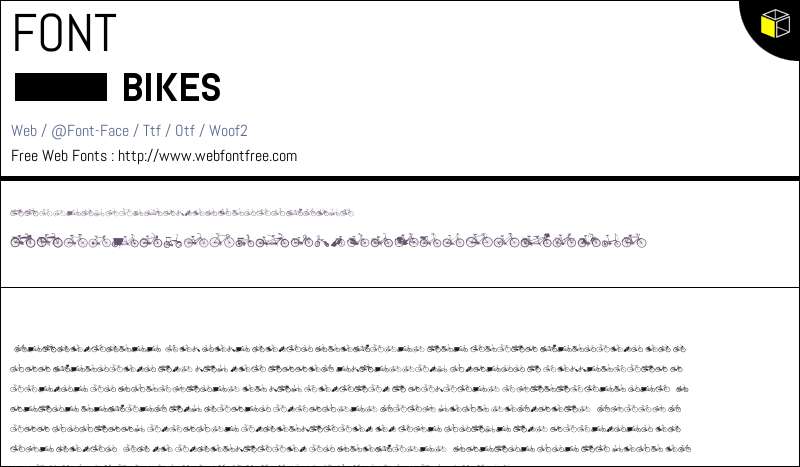 BIKES Fonts Downloads - WebFontFree.Com