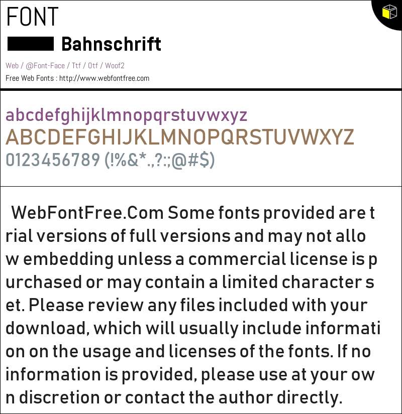 Bahnschrift Fonts Downloads - WebFontFree.Com