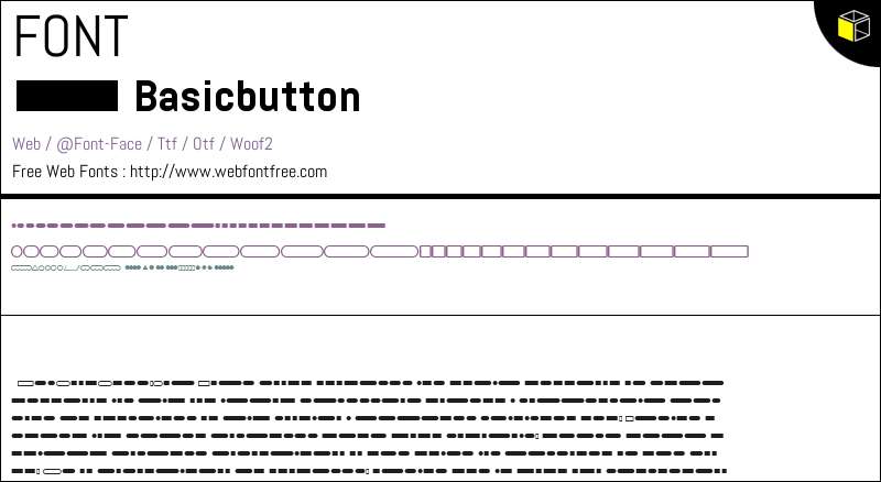Basic Button Fonts Downloads Webfontfreecom