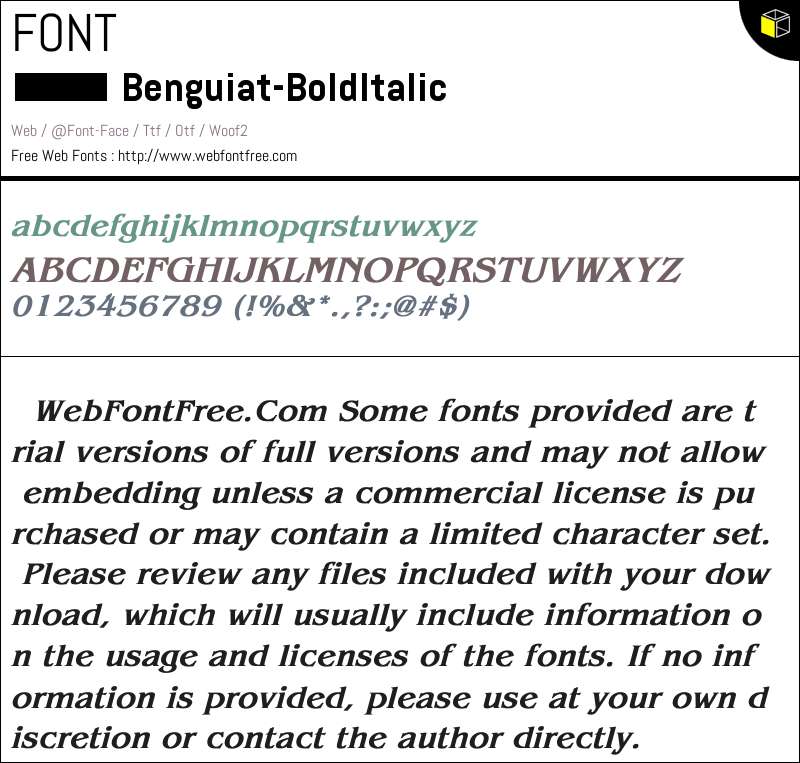 Benguiat Bold Italic 字体 下载 - WebFontFree.Com
