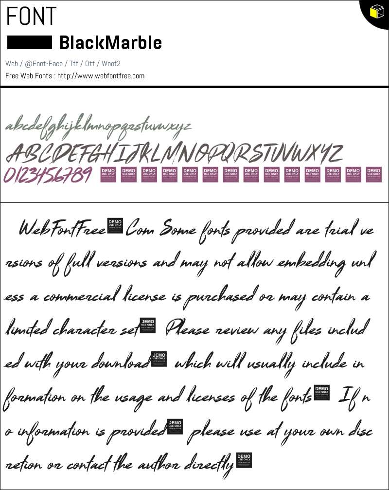 Black Marble Fonts Downloads - WebFontFree.Com