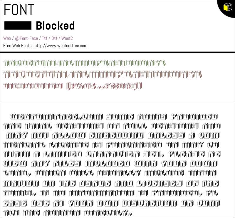Blocked Fonts Downloads - WebFontFree.Com