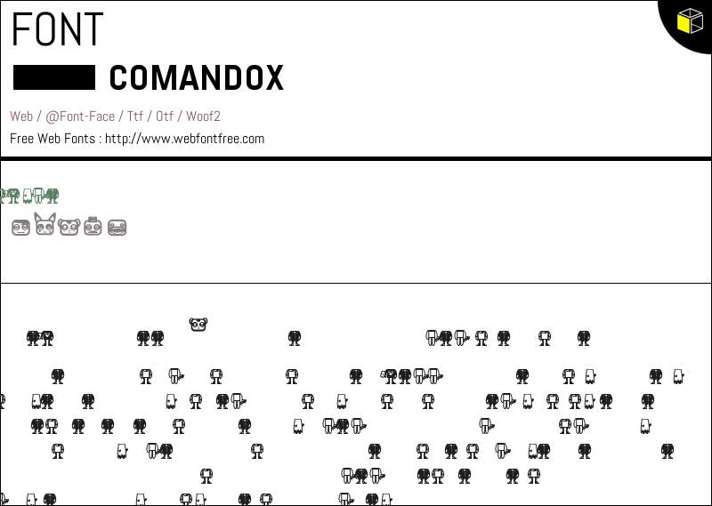 COMANDO X Fonts Downloads - WebFontFree.Com