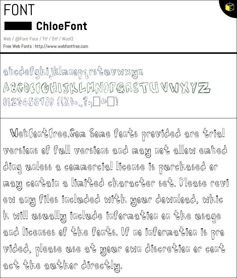 Chloe Font Fonts Downloads - WebFontFree.Com
