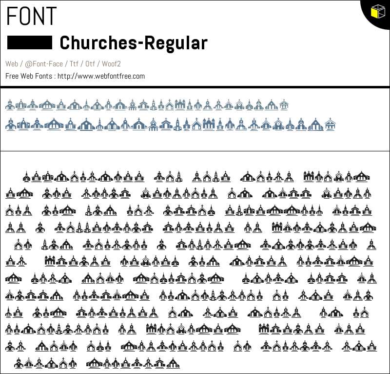 Churches Regular Fonts Downloads - WebFontFree.Com