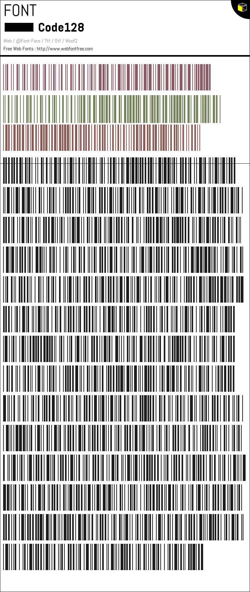 Code 128 Fuentes Descargar - WebFontFree.Com Code 128 Fuentes Descargar - WebFontFree.Com