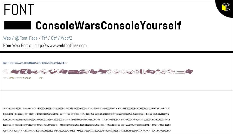 Console Wars Console Yourself Fuentes Descargar - WebFontFree.Com