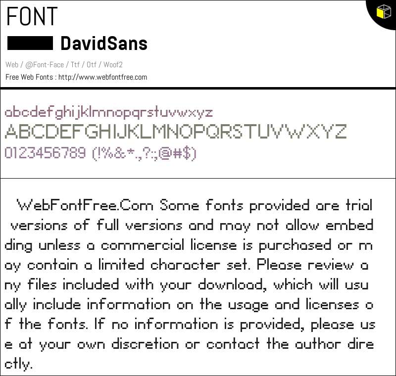 David Sans Fonts Downloads - WebFontFree.Com