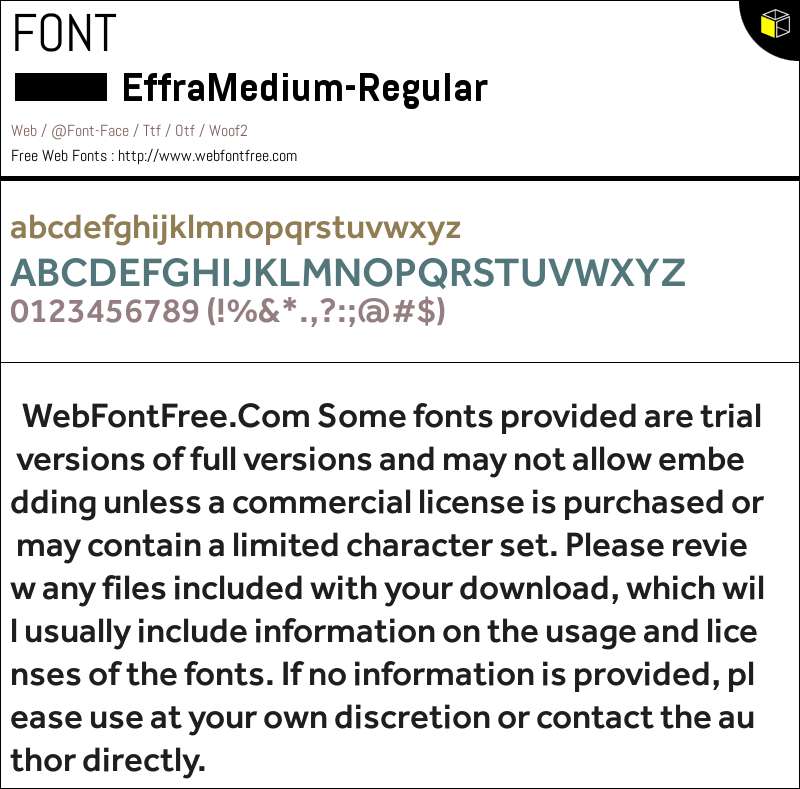Effra Medium 字体 下载 - WebFontFree.Com