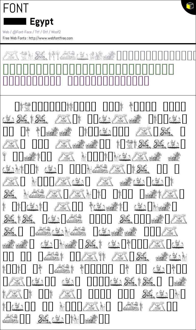 Egypt Fonts Downloads - WebFontFree.Com