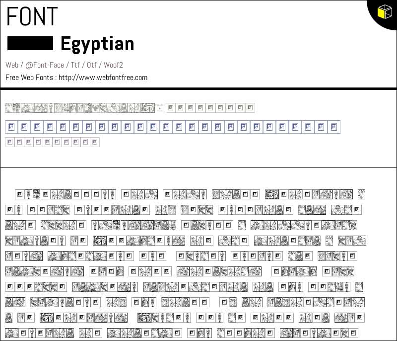 Egyptian Fuentes Descargar - WebFontFree.Com