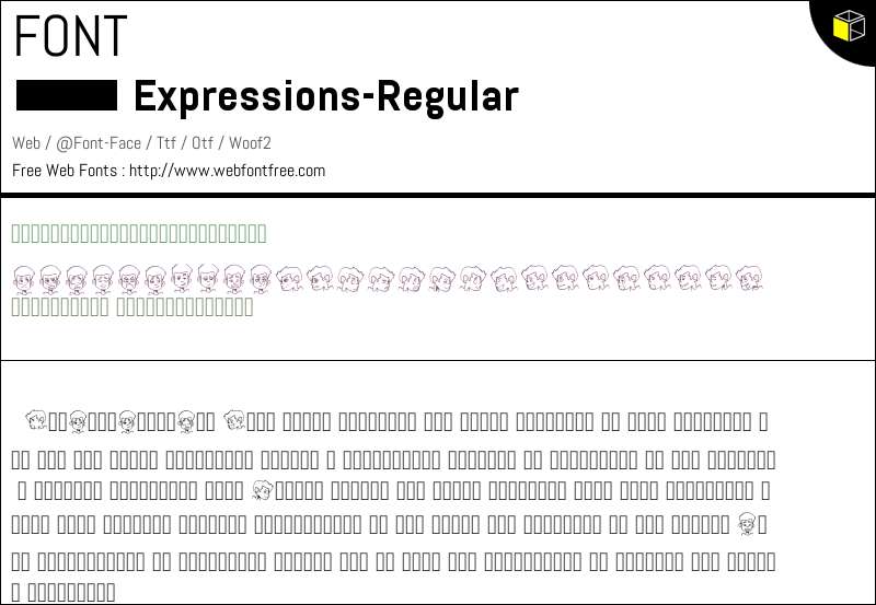 Expressions Regular Fonts Downloads - WebFontFree.Com