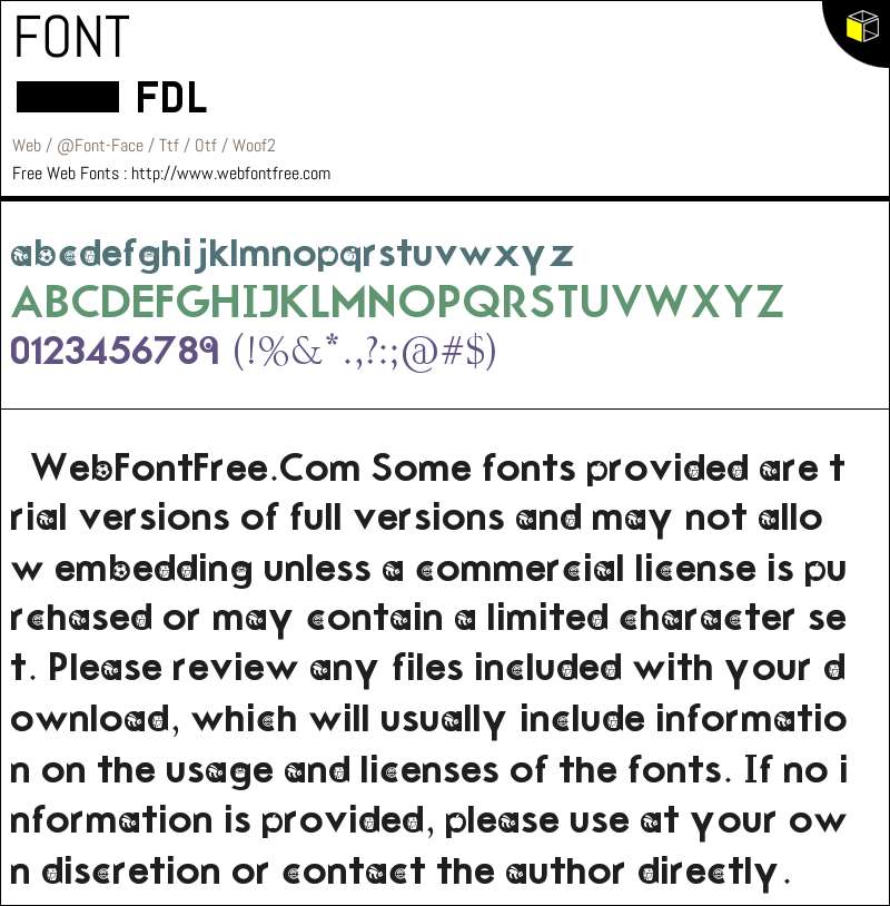 FDL Fonts Downloads - WebFontFree.Com