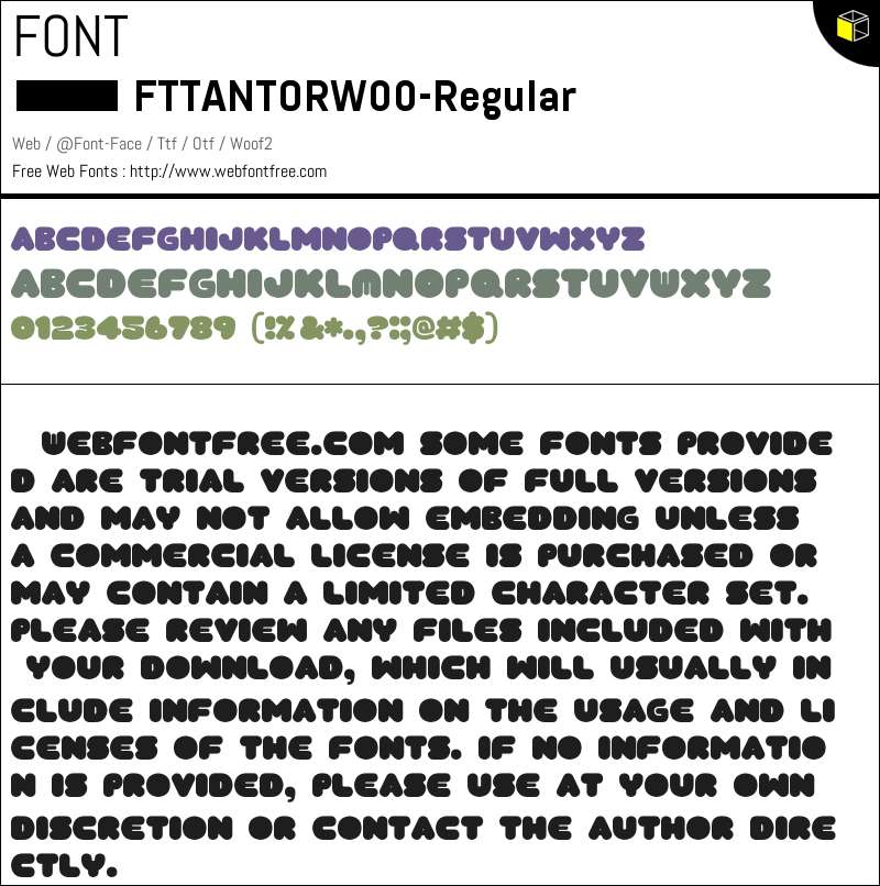 FT TANTOR W00 Regular Fonts Downloads - WebFontFree.Com