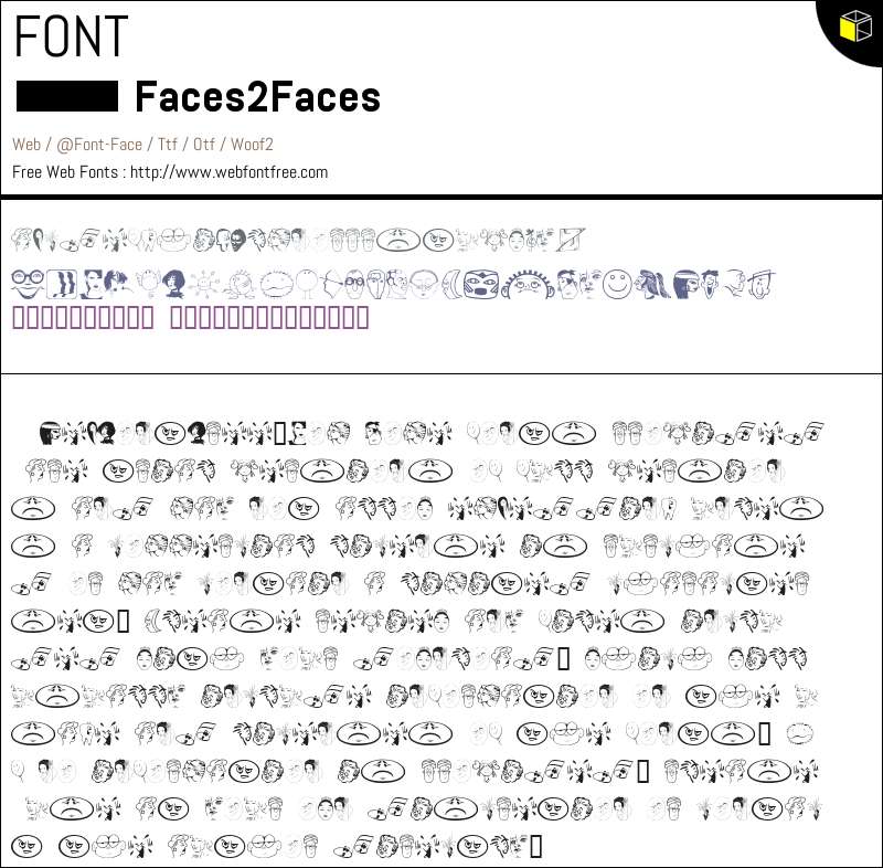Faces2Faces Fonts Downloads - WebFontFree.Com