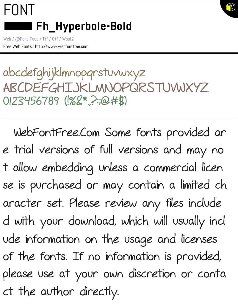 Fh_Hyperbole-Bold Fonts Downloads - WebFontFree.Com