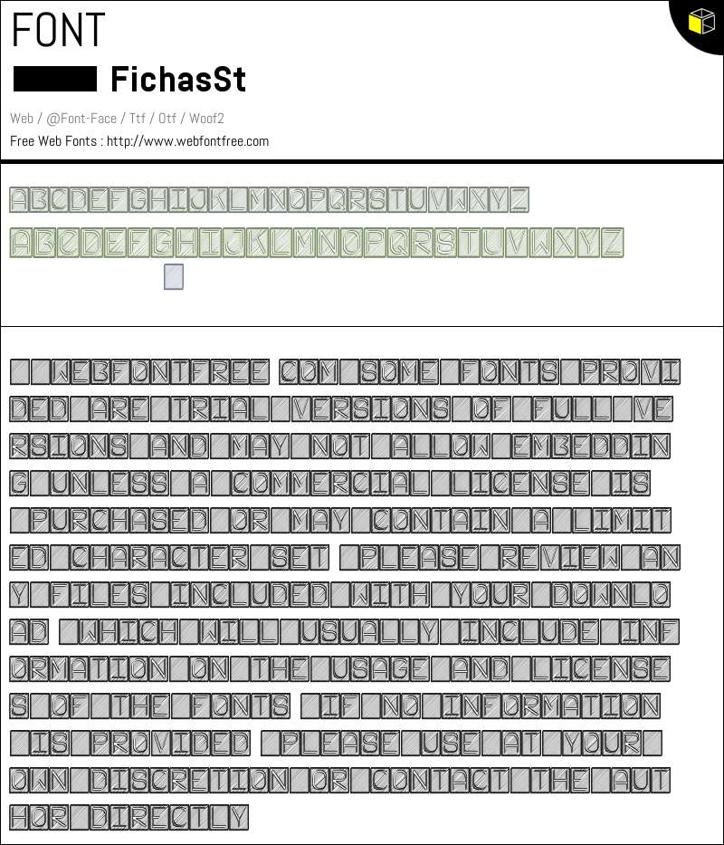 Fichas St Fonts Downloads - WebFontFree.Com