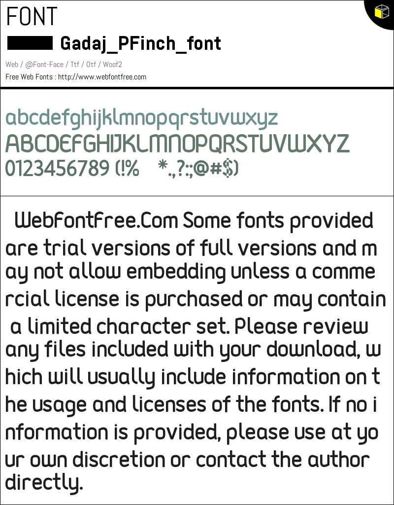 Gadaj_P.Finch_font Fuentes Descargar - WebFontFree.Com