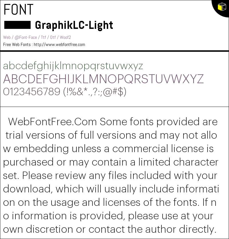 Graphik LC Light Regular Fuentes Descargar - WebFontFree.Com