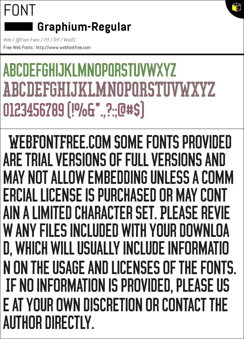 Graphium Regular Fonts Downloads - WebFontFree.Com