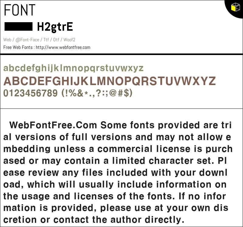 HYGothic-Extra 字体 下载 - WebFontFree.Com