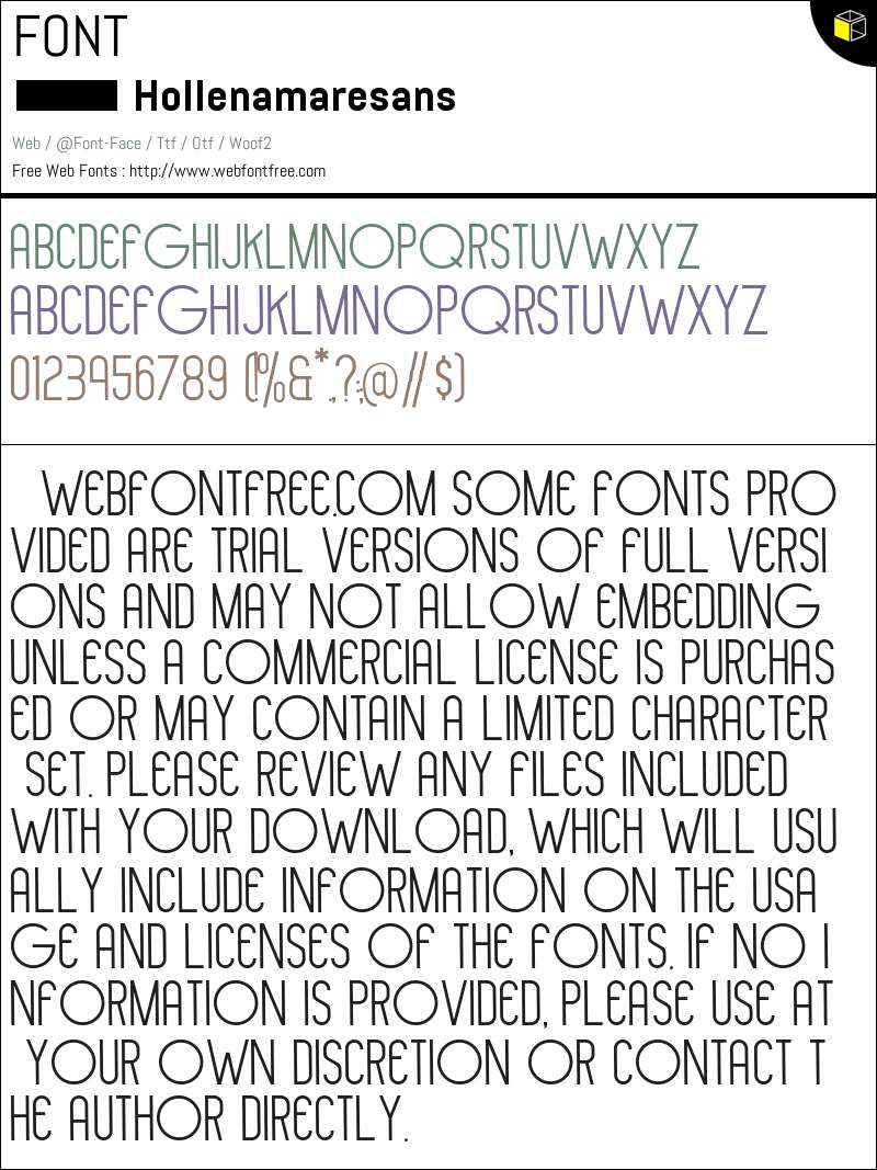 Hollen amare sans Fonts Downloads - WebFontFree.Com