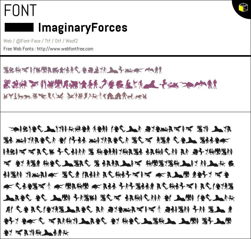 Imaginary Forces Fonts Downloads - WebFontFree.Com