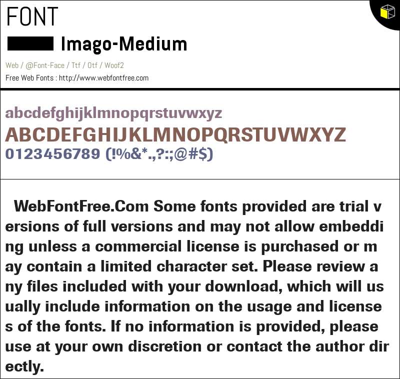 Berthold Imago Medium Fonts Downloads - WebFontFree.Com