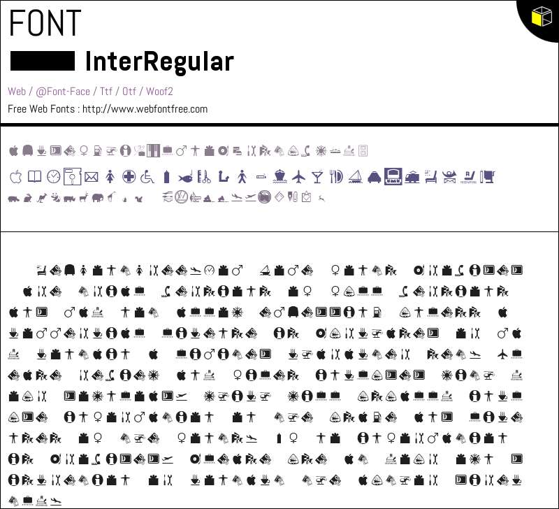 Inter Regular 字体 下载 - WebFontFree.Com