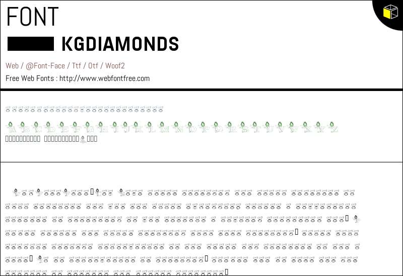 KGDIAMONDS Fuentes Descargar - WebFontFree.Com