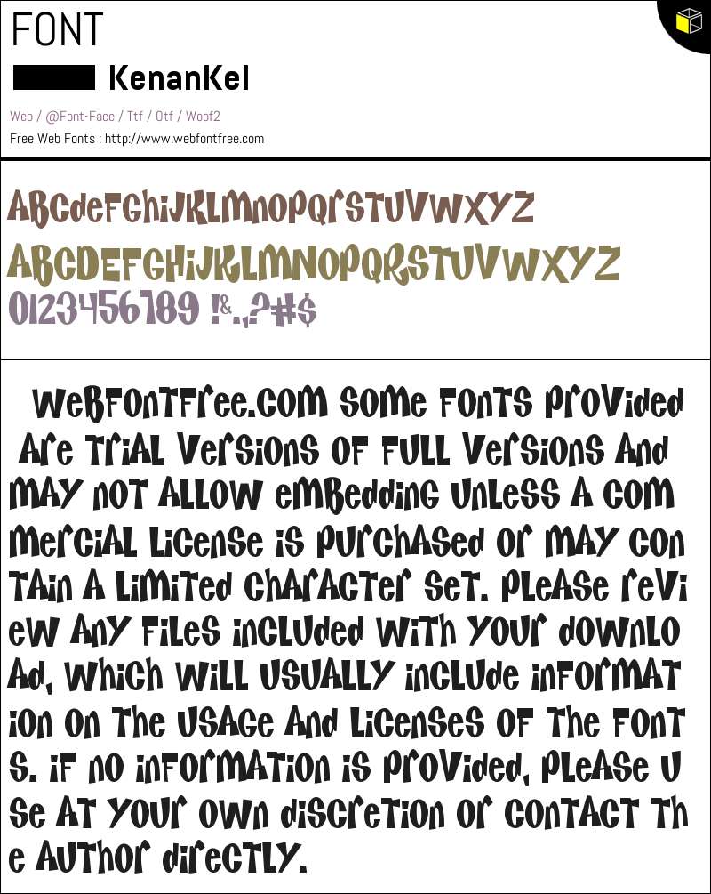 Kenan & Kel Fonts Downloads - WebFontFree.Com