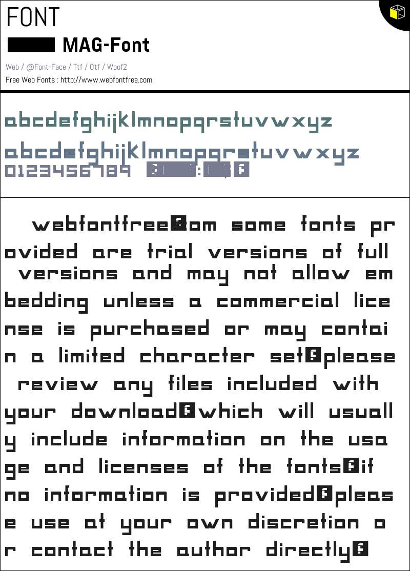 MAG Font Regular Fuentes Descargar - WebFontFree.Com