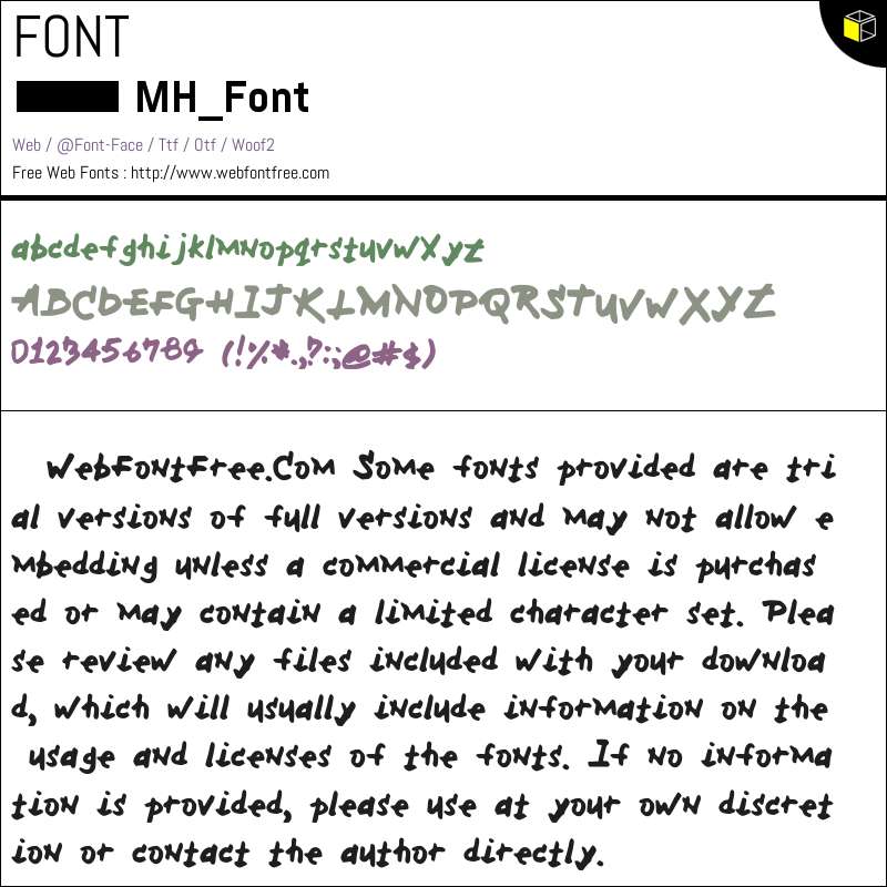 MH_Font Fonts Downloads - WebFontFree.Com