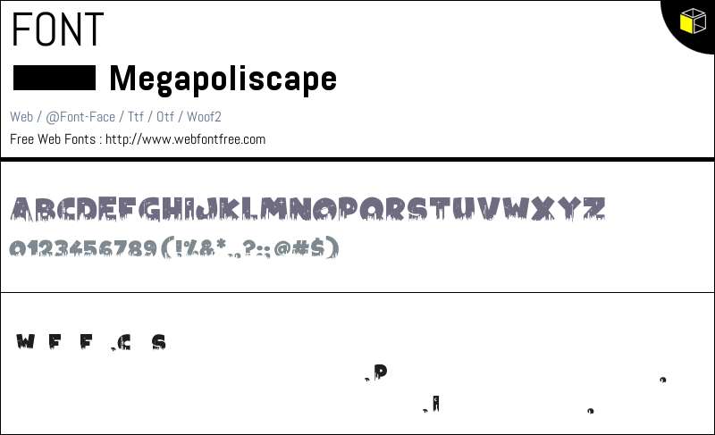 Megapoliscape Fonts Downloads - WebFontFree.Com