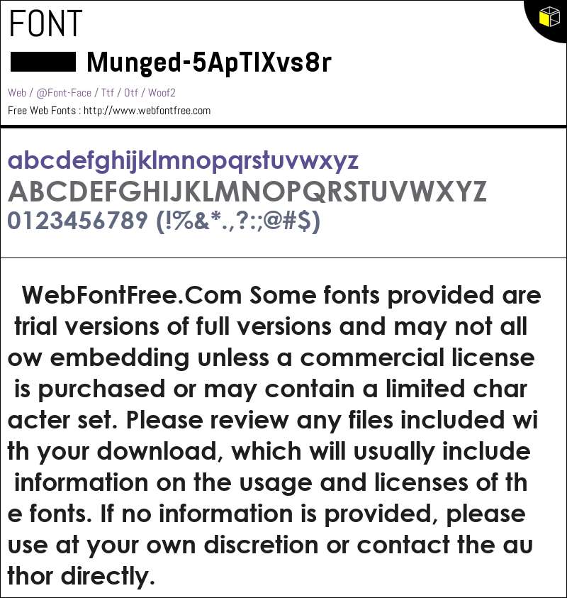 Munged-5ApTIXvs8r Fuentes Descargar - WebFontFree.Com