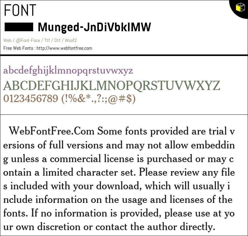 Munged-JnDiVbkIMW Regular Fuentes Descargar - WebFontFree.Com