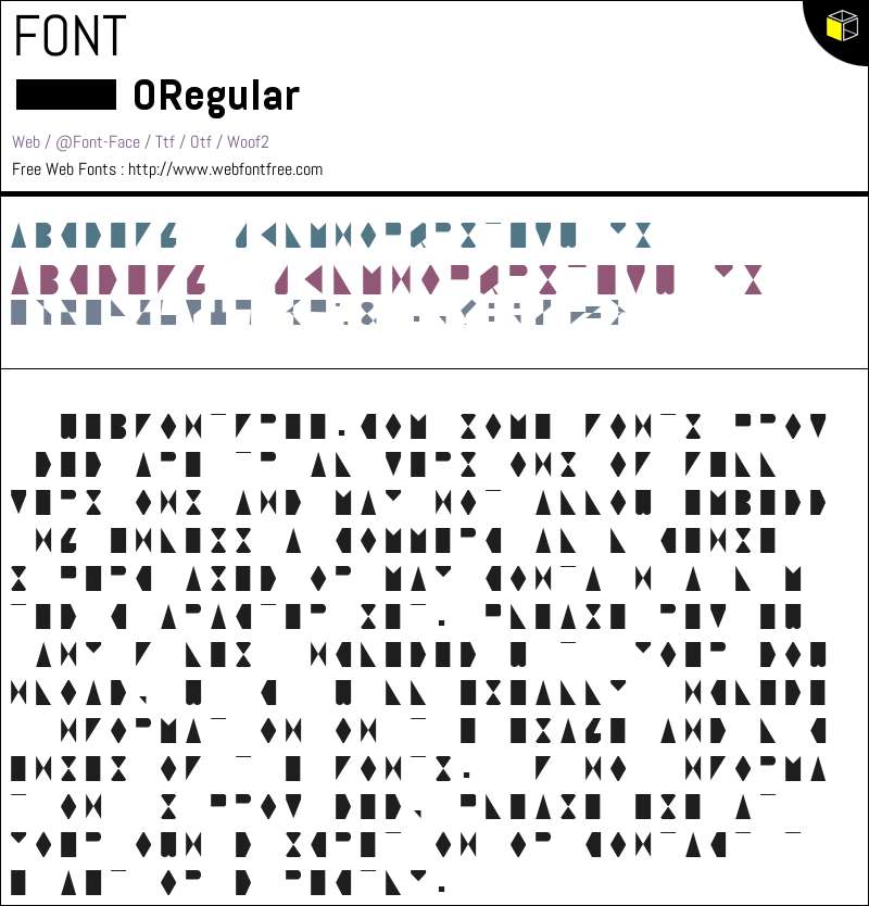 O Regular Fonts Downloads - WebFontFree.Com