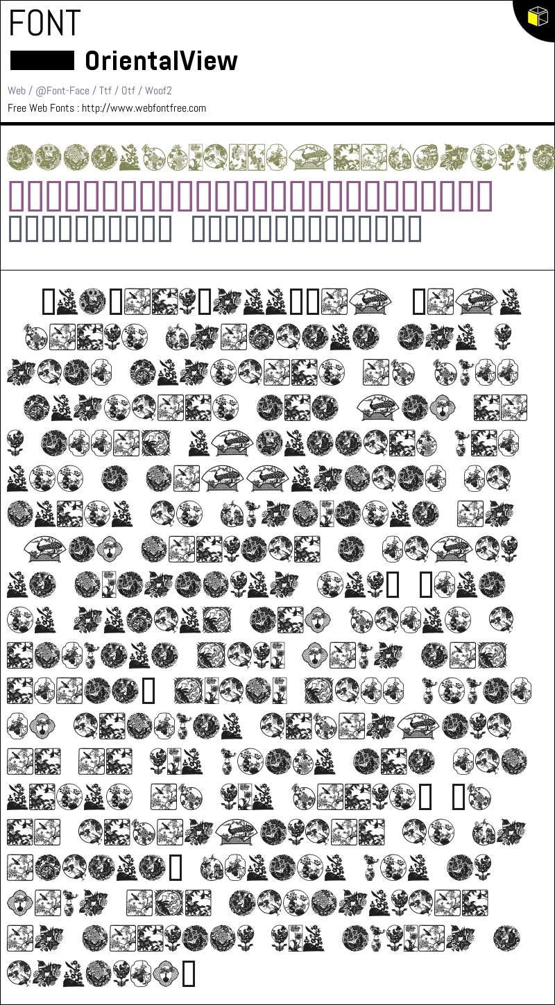 Oriental View Fonts Downloads - WebFontFree.Com