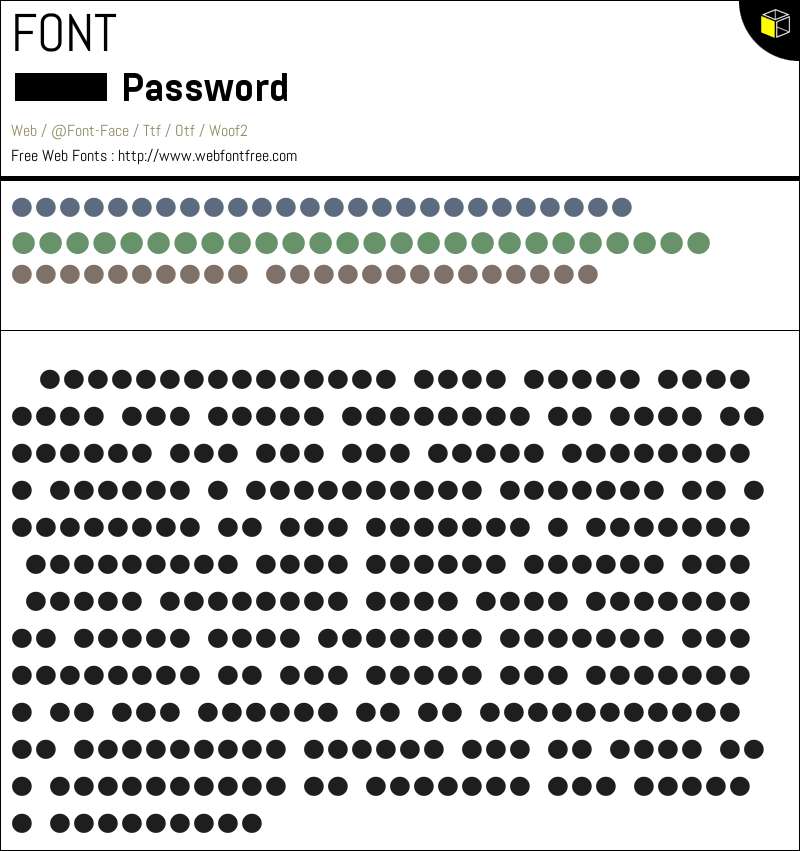 Password Fonts Downloads - WebFontFree.Com