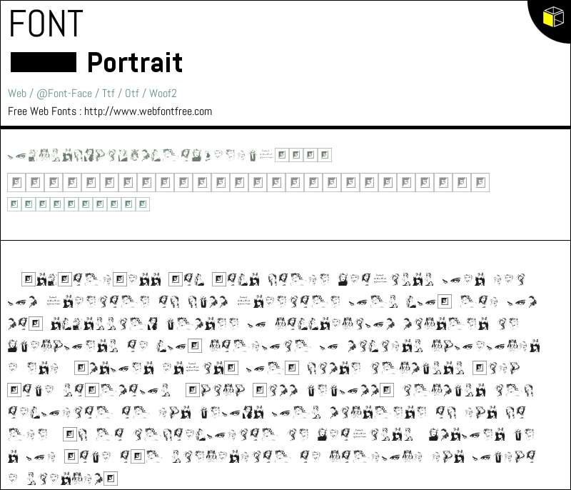 Portrait Fonts Downloads - WebFontFree.Com