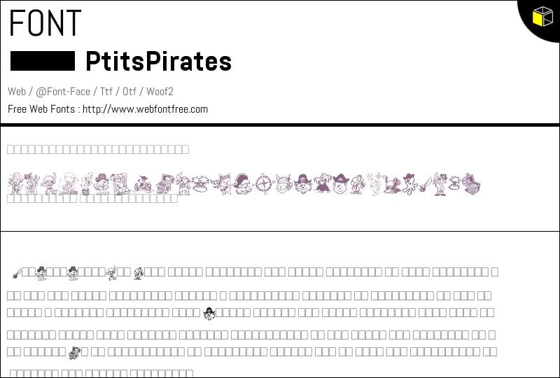 Ptits Pirates Fonts Downloads - WebFontFree.Com