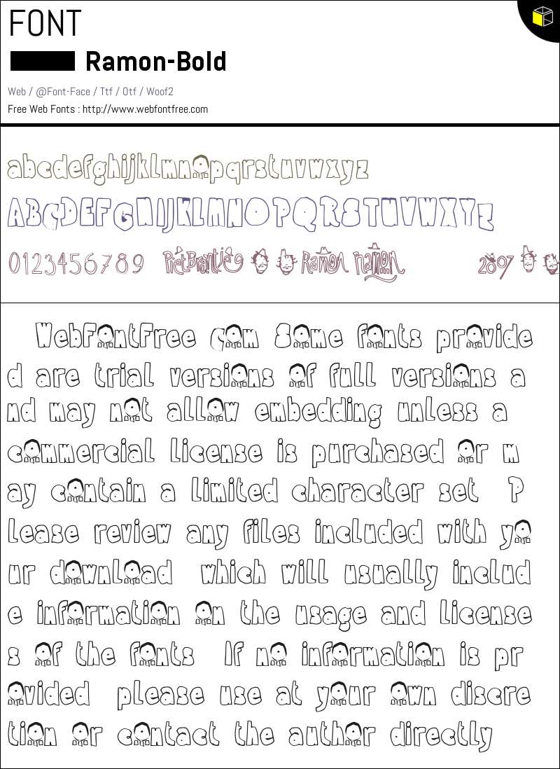 Ramon Bold Fonts Downloads - WebFontFree.Com